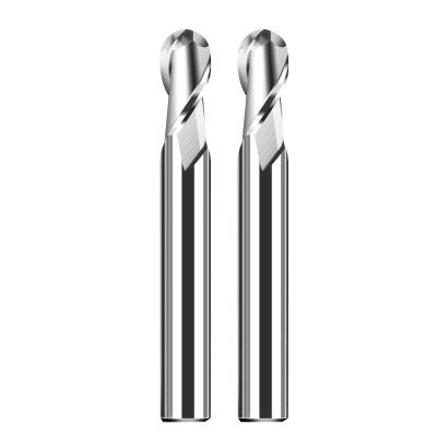 China KM-58 Aluminum Ball End Mill Cutter Tungsten Carbide CNC Tool with 0.01mm Precision for Non-Ferrous Metals for sale