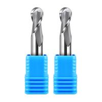 China KM-58 Aluminum Series Tungsten Carbide Ball End Mill - 0.01mm Precision Cutting Tool for Non-Ferrous Metals for sale