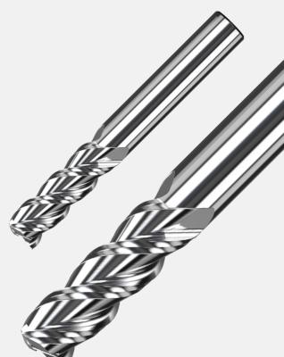China KM-50 Tungsten Carbide Flat End Mill 0.01mm Precision for Aluminum Copper Plastic CNC Cutting for sale
