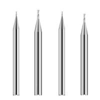 China N600 Micro Diameter Tungsten Steel Flat Milling Cutter with 2 Blades for Copper and Aluminum Processing for sale