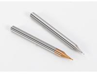 China KM N600 Micro Diameter Tungsten Steel CNC Ball End Milling Cutter 2-Flute for Aluminum Alloy Cutting for sale