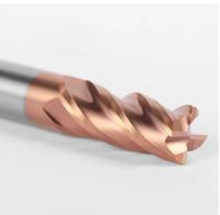 China Tungsten Steel CNC End Mill Cutter Flat Milling Cutting Tool Nano coating for sale