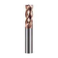 China Tungsten Steel CNC End Mill Cutter Flat Milling Cutting Tool Nano coating for sale