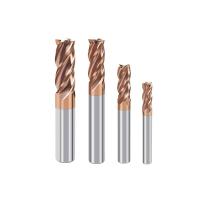 China KM S600 Series Nano Coated Tungsten Steel Flat Milling Cutter for Aluminum Alloy HRC<62° Materials for sale