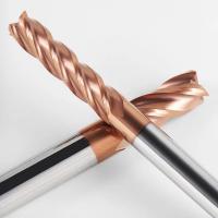 China KM S600 Series Nano Coated Tungsten Steel Flat Milling Cutter for Aluminum Alloy HRC<62° Materials for sale