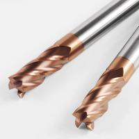 China KM S600 Series Nano Coated Tungsten Steel Flat Milling Cutter for Aluminum Alloy HRC<62° Materials for sale