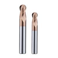China KM S600 Ball End Milling Cutter - Tungsten Steel CNC Tool with Nano Coating for Materials Under HRC 62° for sale