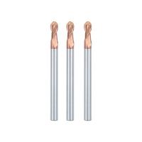 China KM S600 Series Tungsten Steel Ball End Milling Cutter with Nano Coating for Materials Under HRC 62° for sale