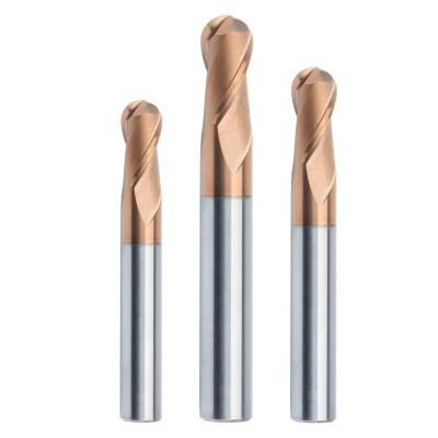 China KM S600 Ball End Milling Cutter - Tungsten Steel CNC Tool with Nano Coating for Materials Under HRC 62° for sale