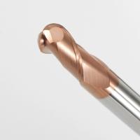 China KM S600 Series Tungsten Steel Ball End Milling Cutter with Nano Coating for Materials Under HRC 62° for sale