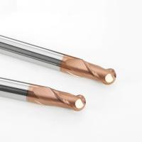 China KM S600 Ball End Milling Cutter - Tungsten Steel CNC Tool with Nano Coating for Materials Under HRC 62° for sale