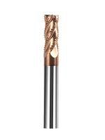 China Tungsten Steel Roughing Milling Cutter Rough Corn End Mill With Corrugated Wave for sale