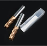 China Tungsten Steel Roughing Milling Cutter Rough Corn End Mill With Corrugated Wave for sale