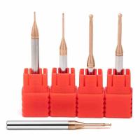 China High Precision CNC Milling Cutter Long Neck Ball End Mill Bit for sale