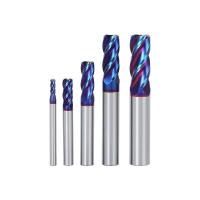 China KM-65 Series Tungsten Carbide Flat Milling Cutter with Nano Coating for Steel Processing HRC<65 for sale