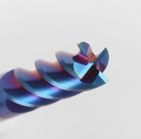 China KM-65 Series 65 Degree 4-Blade Tungsten Steel Milling Cutter with Nano Coating for HRC<65 Steel for sale