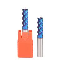 China KM-65 Series Tungsten Carbide Flat Milling Cutter with Nano Coating for Steel Processing HRC<65 for sale