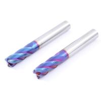 China KM-65 Series Tungsten Carbide Flat Milling Cutter with Nano Coating for Steel Processing HRC<65 for sale