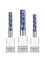 China KM-65 Series Tungsten Carbide Flat Milling Cutter with Nano Coating for Steel Processing HRC<65 for sale
