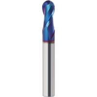 China KM-65 Series Blue Nano Coating Ball End Mill Set - Tungsten Steel CNC Cutting Tool for HRC<65° Materials for sale