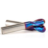 China KM-65 Series CNC Ball End Milling Cutter for Steel Cutting with HRC<65° and 0.01mm Precision for sale