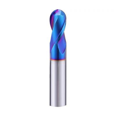 China KM-65 Series CNC Ball End Milling Cutter for Steel Cutting with HRC<65° and 0.01mm Precision for sale