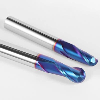 China Tungsten Steel Ball Nose End Mill  for Copper and Aluminum Machining for sale