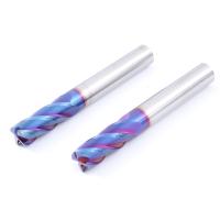 China KM-65 Series Fillet Milling Cutter - Tungsten Steel CNC End Mill with Nano Coating for HRC<65° Materials for sale