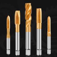China UNC1-UNC5 UNF Spiral Flute Machine Tap with TIN Coating for High-Toughness Materials for sale