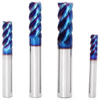 China KM-65 Series Tungsten Carbide Flat Milling Cutter with Nano Coating for Steel Processing HRC<65 for sale