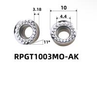 China KM-RPMT1003MO-AK Round Carbide CNC Milling Insert for Steel, Iron & Stainless Steel Processing for sale
