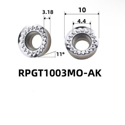 China KM-RPMT1003MO-AK Round Carbide CNC Milling Insert for Steel, Iron & Stainless Steel Processing for sale