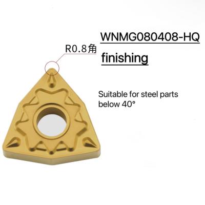 China External Peach Lathe Blade Wnmg080408-Hq CNC Blade indexable inserts used in cnc tooling for sale