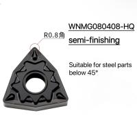 China WNMG080408-HQ Carbide Turning Inserts for Steel Parts Below 45° - High Wear & Impact Resistant CNC Tools for sale