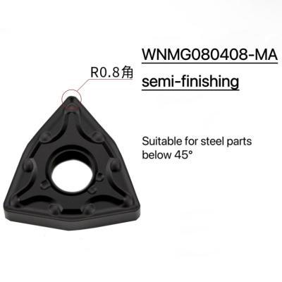 China WNMG080408-MA Cemented Carbide Thread Turning Inserts 8mm IC 4mm Thickness for CNC Lathe for sale