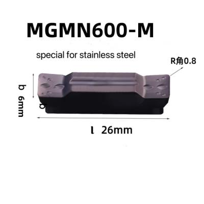 China Carbide Inserts Mgmn Grooving Insert For CNC Parting Tool Mgmn600-M CNC End Cutting Slot Cutting Blade Carbide Cutter for sale