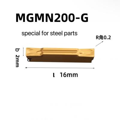 China Customized CNC Milling Threading Grooving Insert Mgmn200-G For Mold Processing for sale