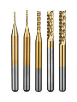 China Tungsten Steel Corn End Mill 1-12mm Diameter with 3.175mm Shank for CNC Milling and Engraving for sale