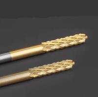 China Tungsten Steel Corn End Mill 1-12mm Diameter with 3.175mm Shank for CNC Milling and Engraving for sale