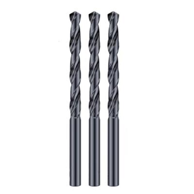 China Straight Shank Steel Twist Drill Bits 1-20mm Size Range with Titanium Coating and 118° Point Angle for sale