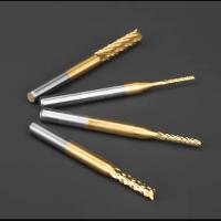 China PCB Tungsten Steel Milling Cutter 1-12mm Diameter CNC Circuit Board Rough Corn End Mill for sale