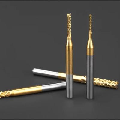 China PCB Tungsten Steel Milling Cutter 1-12mm Diameter CNC Circuit Board Rough Corn End Mill for sale