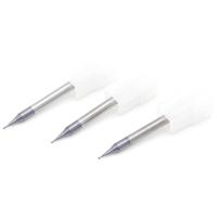 China N600 Micro Diameter Ball End Milling Cutter - 2 Flute Tungsten Carbide for Aluminum & Copper for sale