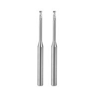 China KM N600 Micro Diameter Tungsten Carbide Flat End Mill Cutter 2-Flute for Aluminum Alloy with 0.01mm Precision for sale