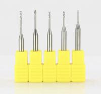 China KM N600 Micro Diameter Carbide Long Neck Flat Milling Cutter - 2-Flute Design for Aluminum Alloy Cutting for sale