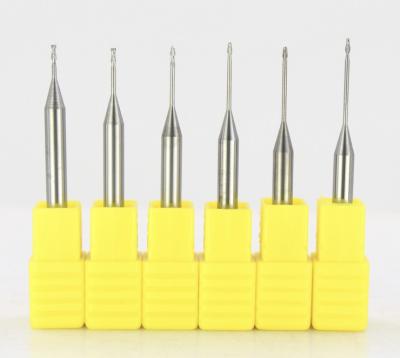 China N600 Micro Diameter Ball End Milling Cutter - 2 Flute Tungsten Carbide for Aluminum Alloy Cutting for sale