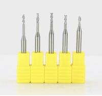 China KM N600 High Precision Aluminum Milling Cutters 1mm-20mm Diameter 2-Blade Tungsten Carbide End Mills for sale