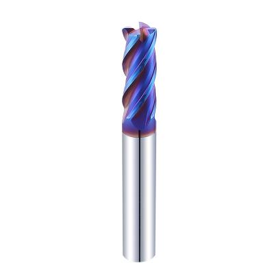 China KM-65 Series Tungsten Steel Milling Cutter 1mm-20mm with Nano Coating for CNC Machining HRC<65° Steel for sale