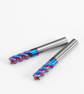China KM-65 Series Tungsten Steel Fillet Milling Cutter 1mm-20mm for Heat-Treated Steel HRC<65° for sale