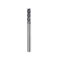 China 4 Flute CNC Milling Cutter Tools Tungsten Carbide Cutter Diamond Coated for sale